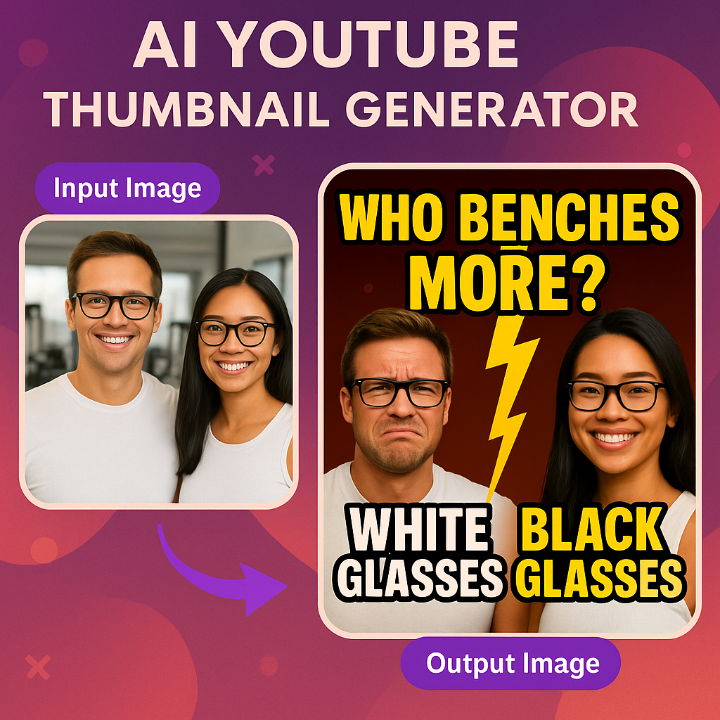 AI Youtube Thumbnail Generator - AI Generator